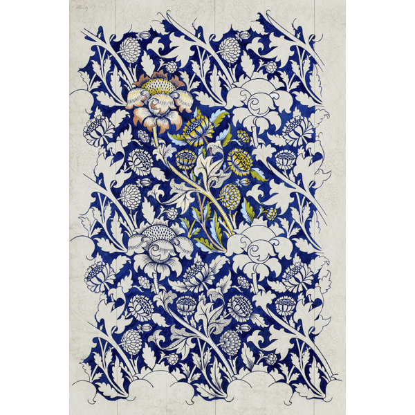 Winston Porter Latre " Wm Morris Floral Pattern Studies I " by William Morris on Canvas | Wayfair